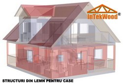 Ce modele de case pot fi realizate cu structuri din lemn InTekWood ...