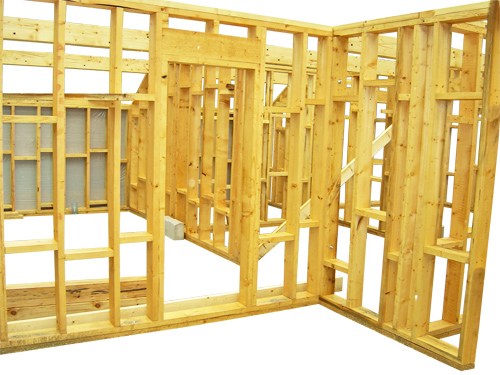 Constructii case din lemn - Structuri pentru case, mansarde, cabane ...